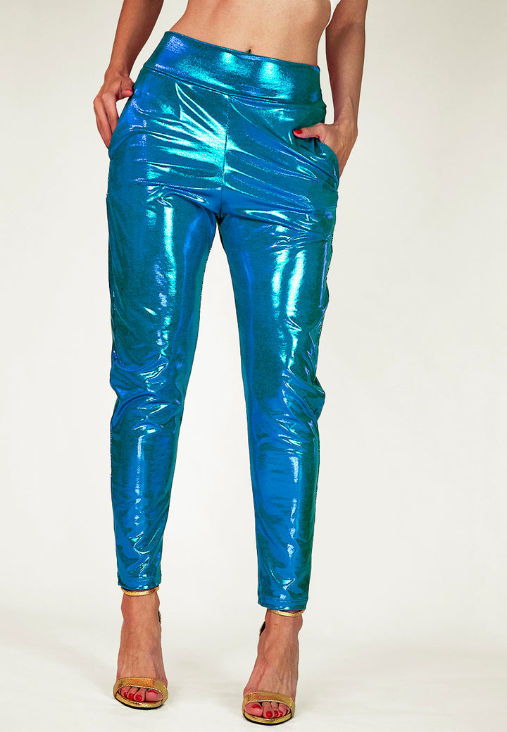 The Liquid Metal Slouch Pants/ INSTANT GLAM – House of Lebied